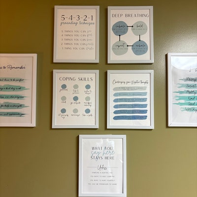 DIGITAL BUNDLE Spanish, Espanol Grounding Exercise Print, Coping Skill ...