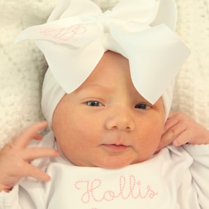 5 Tan Triple Layer Hair Bow Tan Hair Bow Simple Tan Bow Basic Hair Bow ...