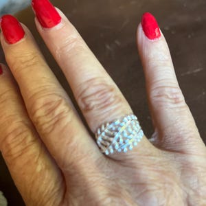 SALE Sterling Silver Lotus Crown Ring / Lotus Flower Ring / Divine ...