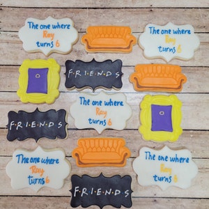 Friends Cookie Cutter Set . TV Series . Present for Friends Fans ...