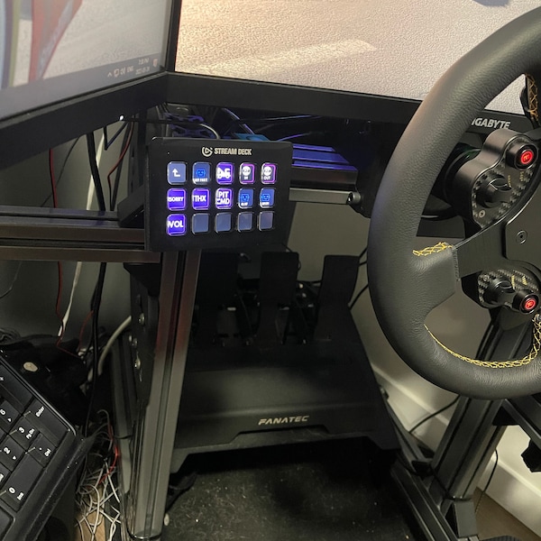 Stream Deck 8020/1530 Sim Racing Mount (short) - Etsy