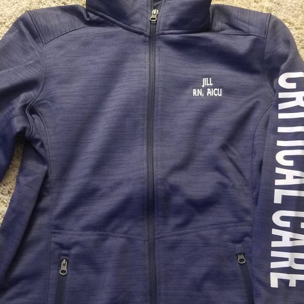 Emergency Nurse Jacket ER Department Nursing Embroidered Custom ...