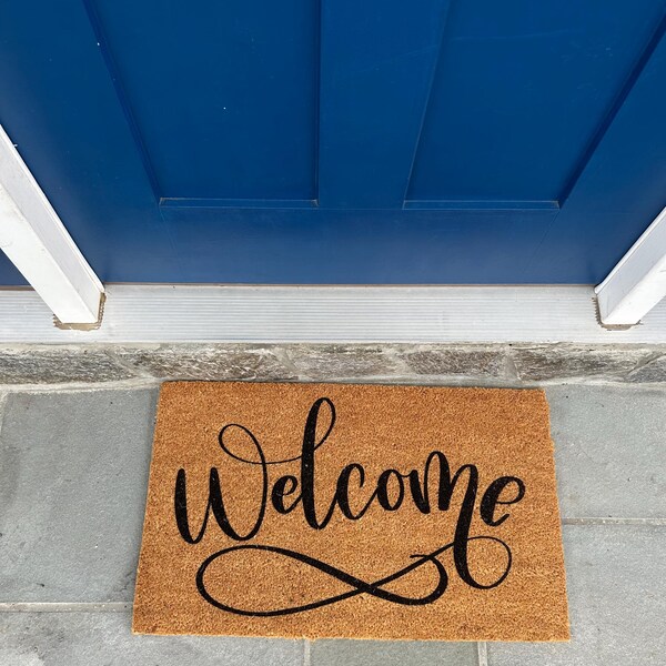 Doormat Hole Optical Illusion Pattern Door Mat Quirky Cool Checkered ...