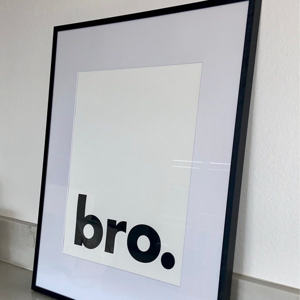 Bro. Mailed Poster Print, Boys Bedroom Decor, Nursery Art, Little ...