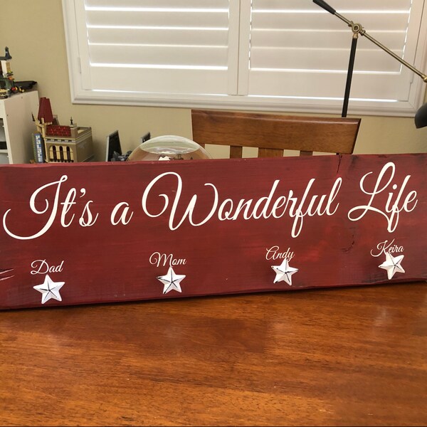 Personalized Hand Painted Distressed Hanging Rustic Reclaimed Barnwood ...