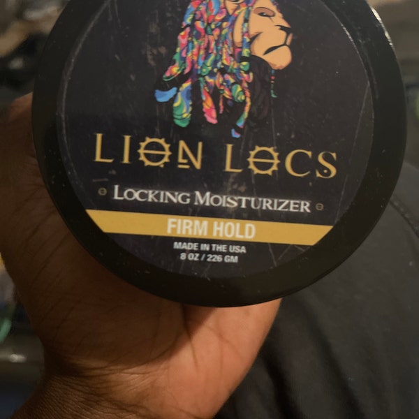 Lion Locs Firm Hold Hair Locking Organic Retwist & Moisturizer Gel for ...