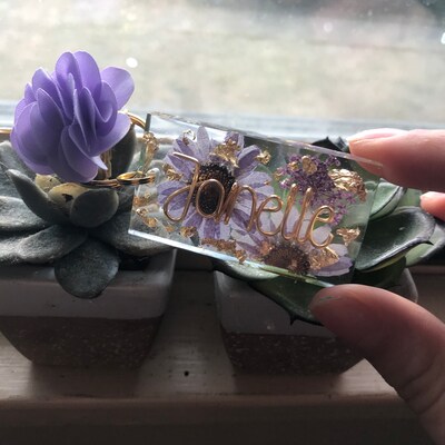 Wire Name Resin Keychain, Name Keychain, Wire Name Keychain, Wire Name ...