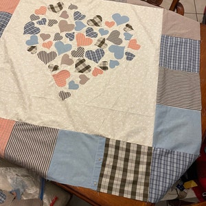 Heart Quilt Pattern/ Wedding/ Family/ New Baby - Etsy