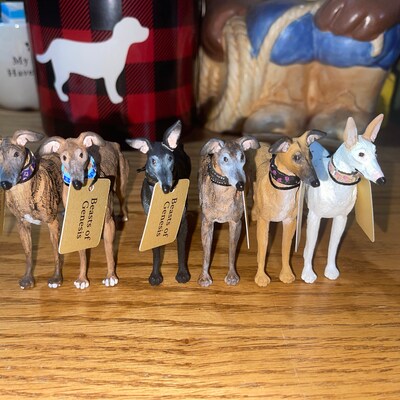 Your Greyhound in Miniature Customizable Hand Painted Resin - Etsy
