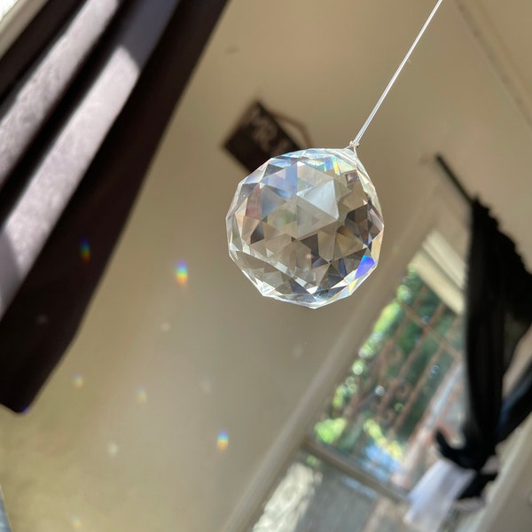 Rainbow Maker,prism Crystal Suncatcher, Window Decoration, Hanging ...