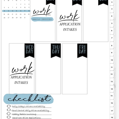 January 2023 Sidekick Stickers Essential Planning Stickers - Etsy