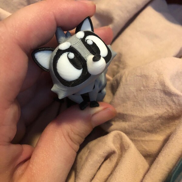 Dachshund Figurine, 3D Printed Animals, Articulated Fidget Doxie ...