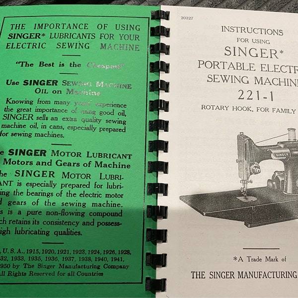 Vintage Original Singer Sewing Machine Chain Stitch Needle Plate 21313 ...