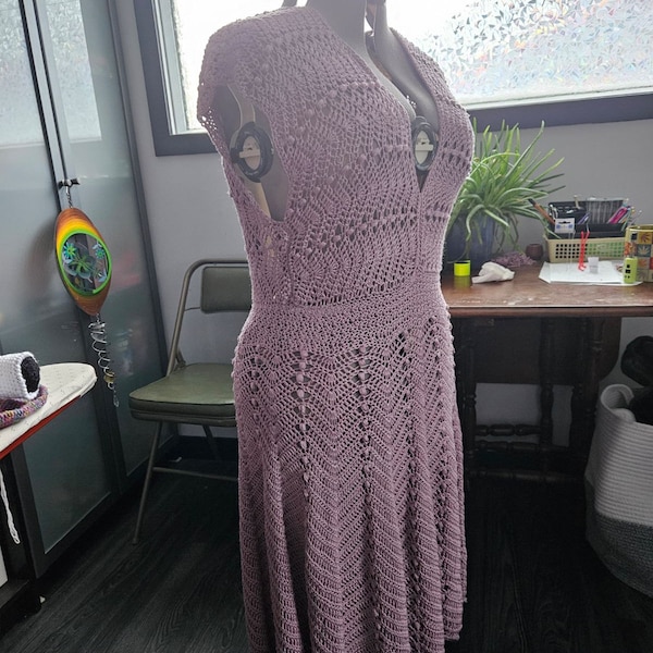 Dress Crochet Pattern - CALISTA Long Dress - Etsy