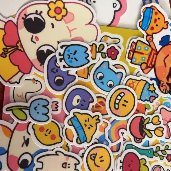 Desert Rain Frog Stickers, Cute Matte Vinyl Waterproof Diecut Sticker ...