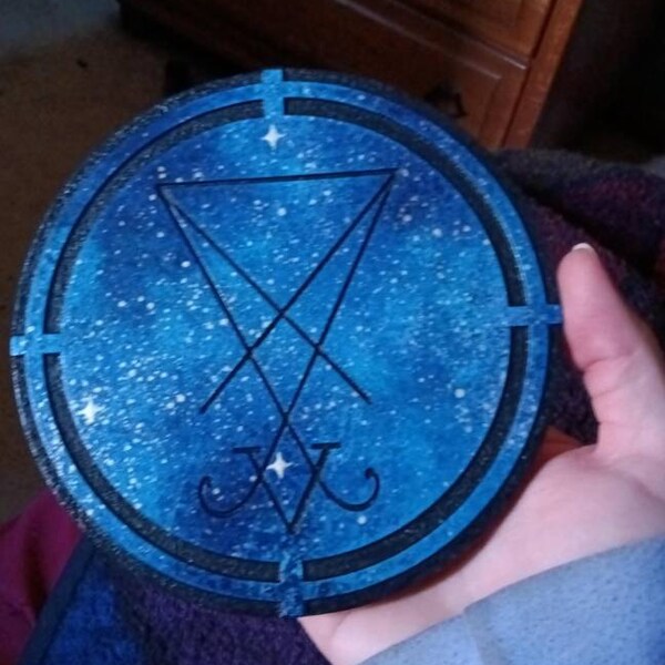 Sigil Lucifer - Altar Pentacle - Etsy