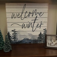 On Mountain Time Sign 2 Sizes Wood Framed Mountain Print Green Mountain ...