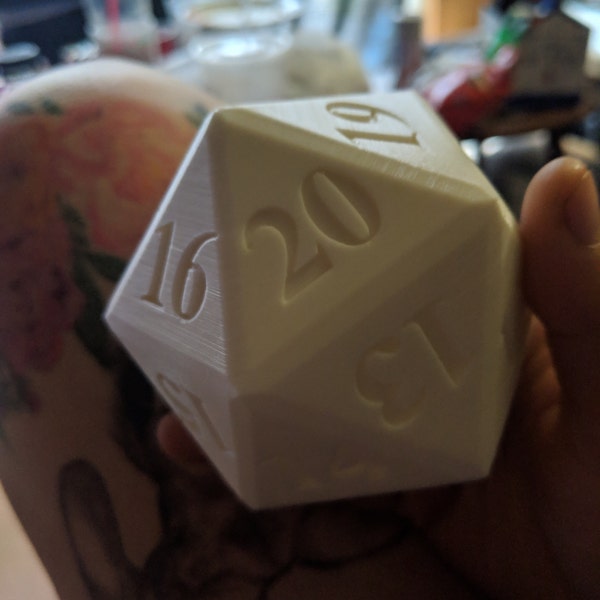 3D Printed D20 Dice Holder With Magnetic Lid: D&D Gift - Etsy
