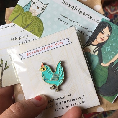 CHICKEN Enamel Pin Chicken Pin, Backyard Chickens, Brooch Pins, Chicken ...