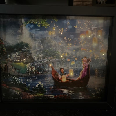 Christmas Scene LED String Lights Shadowbox - Etsy