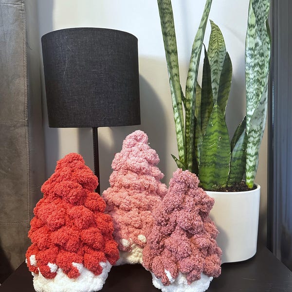 Bobble Christmas Tree Video Tutorial/pattern, How to Finger Knit ...