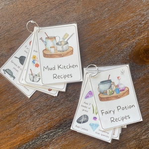 Printable Mud Kitchen Recipe Cards, Educational Learning Resources ...