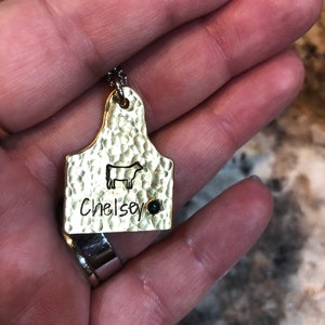 Tiny Ear Tag Mixed Metal Tag Multiple Ear Tags Cow | Etsy