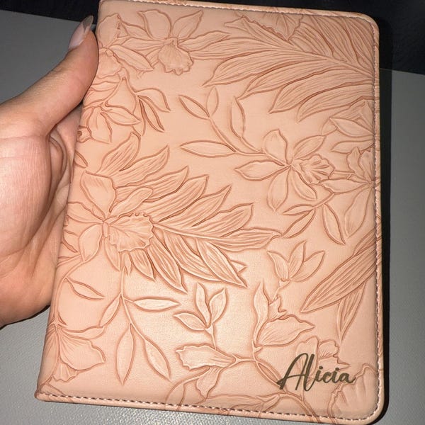 Retro Embossed Flower Leather Kindle Case, All New Kindle Paperwhite ...