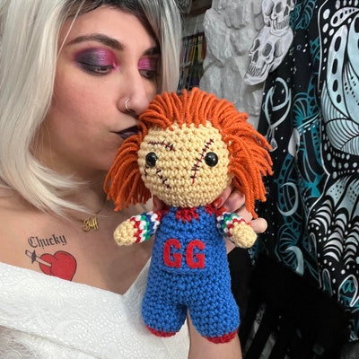 Handmade Crochet Amigurumi Chucky - Etsy