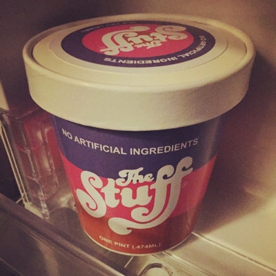 The Stuff Movie Replica Prop Tub RARE - Etsy