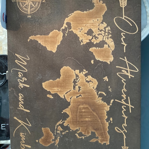 Keepsake Box, Adventure, World Map Box, Travel, Decorative ...