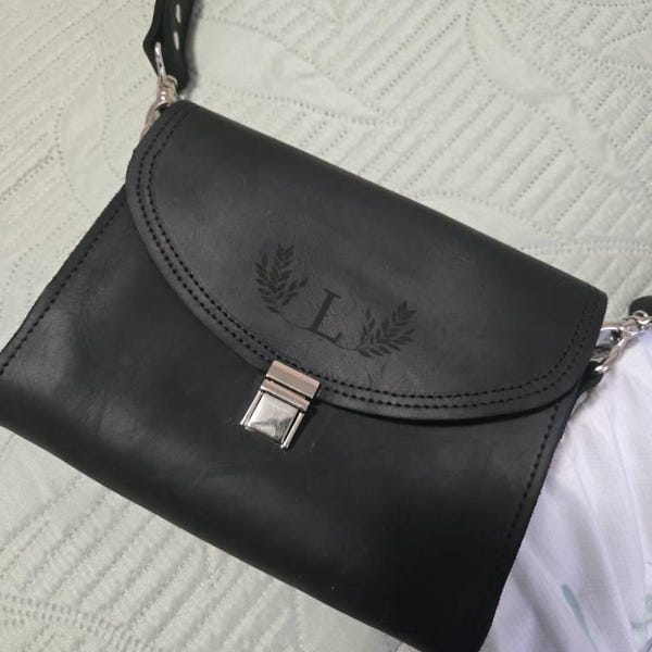 Leather Book Bag A5, Book Cover Hand Bag, Crossbody Book Bag Women ...