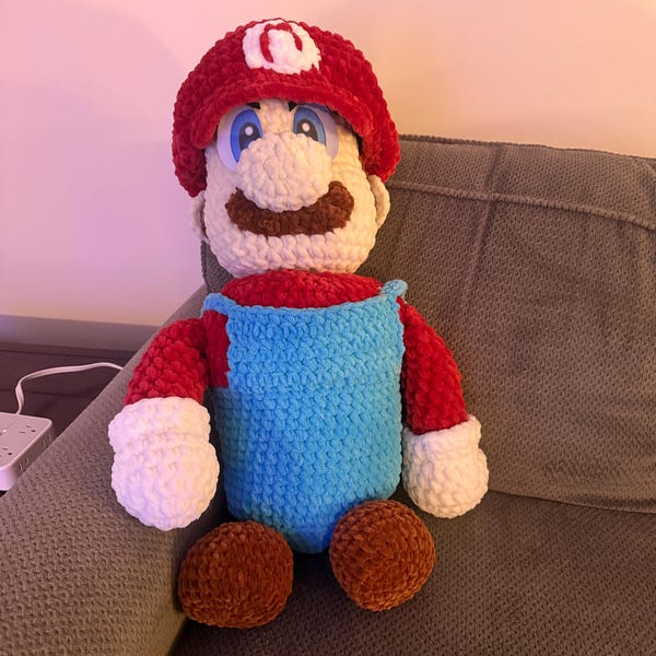 Super Mario Crochet Pattern PDF - Plush - Amigurumi- Tutoriel - US ...