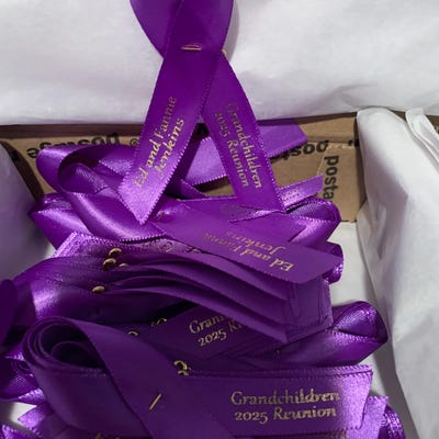 Custom Pinned Lapel Ribbon, Custom Awareness Ribbon, Celebration of ...