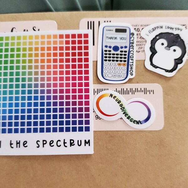 Cute Funny Math Sticker -- Version 2 || With Waterproof and Water ...