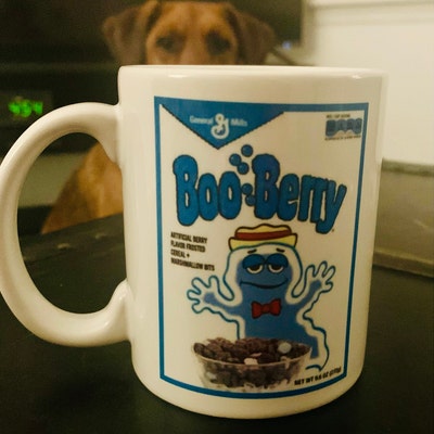 Boo Berry Cereal Box Vintage Image Shown on 11oz Coffee Mug, COLLECT ...