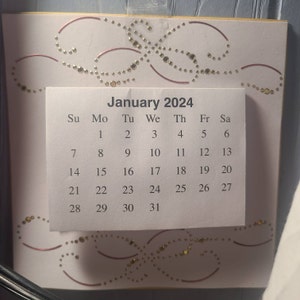2024 Mini Calendar - Etsy