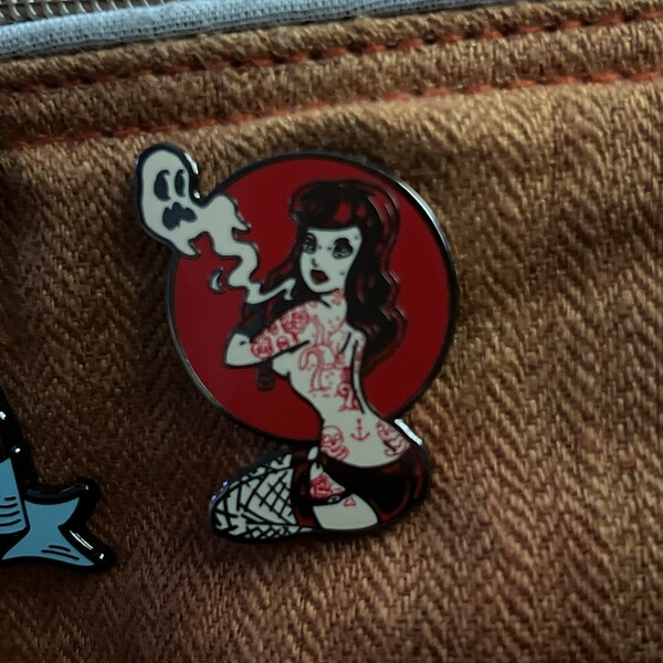 Rockabilly Big Bad Wolf Vinyl Sticker, Horror Punk Decal, Psychobilly ...