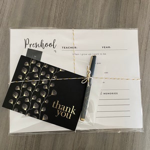 Kids Milestone Tote Kit DIY Memory Box Kit School File | Etsy