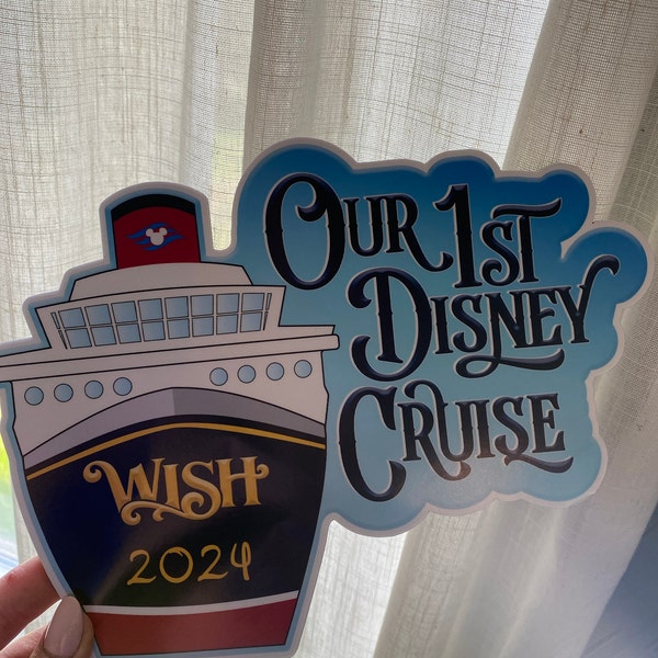 Our 1st Disney Cruise Ship Family Magnet Personalized 1st Cruise Magnet ...