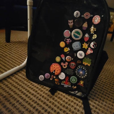 The Showcase 3.0 Ita Bag Pin Display Bag Clear Pocket - Etsy UK