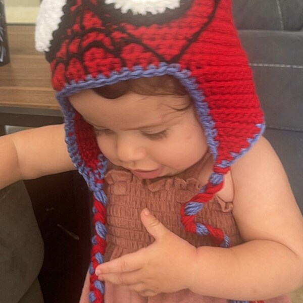 Crochet Newborn Spider Gwen Hat and Diaper Cover or Newborn Mayday ...