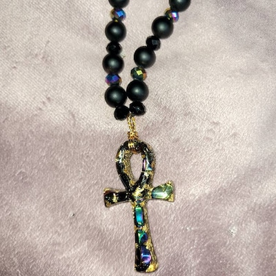 Flower of Life & Atlantis Ankh Crystal Grid/manifesting Crystal Grid ...