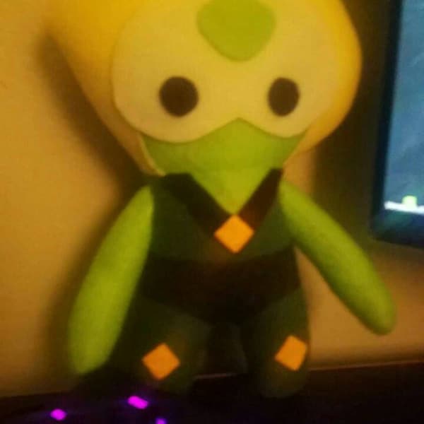 Peridot Steven Universe Crystal Gem Fleece Plush Doll - Etsy