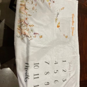 Baby Blanket Sublimation Template PNG and Photoshop Smart Objects With ...