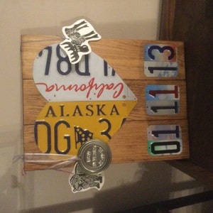 Happy Campers Custom License Plate Sign RV Life Camping Sign - Etsy