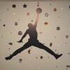 Michael Jordan Wall Decal Jumpman Decal Basketball Wall Decal Jordan ...
