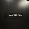 Washroom Door Sign. Retro Style Sign Made of Wood. Handmade. - Etsy