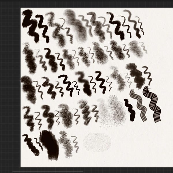 50 Retro Pencil Procreate Brushes, Procreate Sketch Brushes, Procreate ...