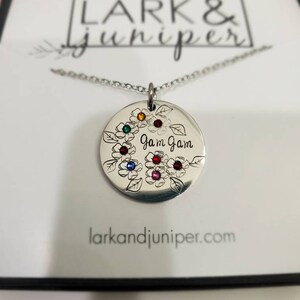 Periodic Table Element Necklace Hand Stamped Jewelry | Etsy